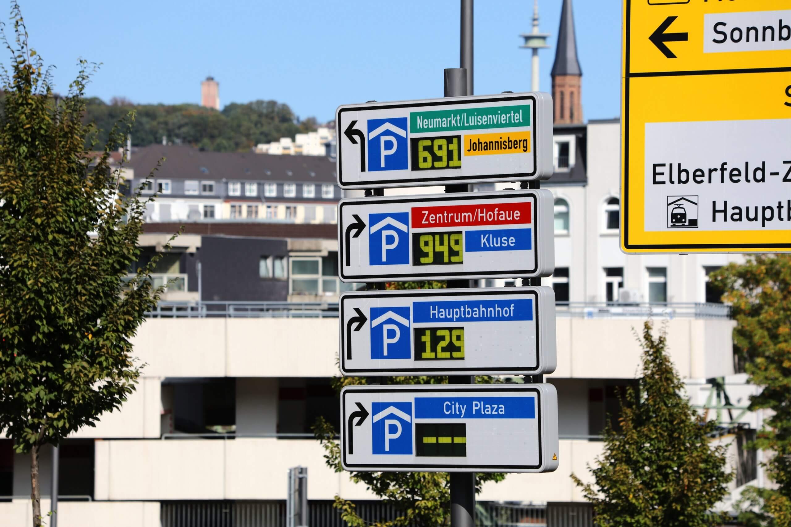 Parking guidance systems for cities, municipalities and private parking ...